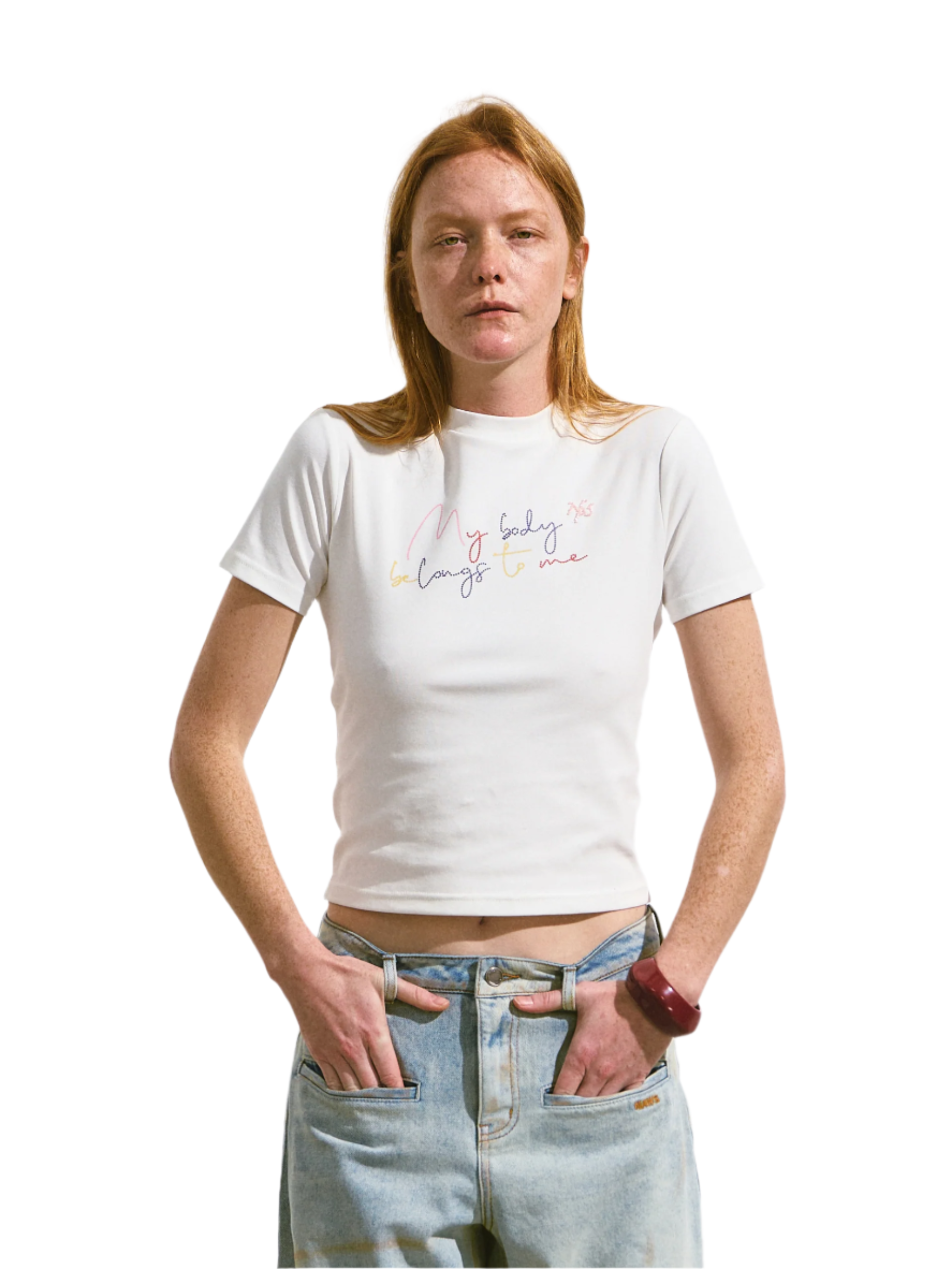 White Candy Slim-fit Tee – NAWS