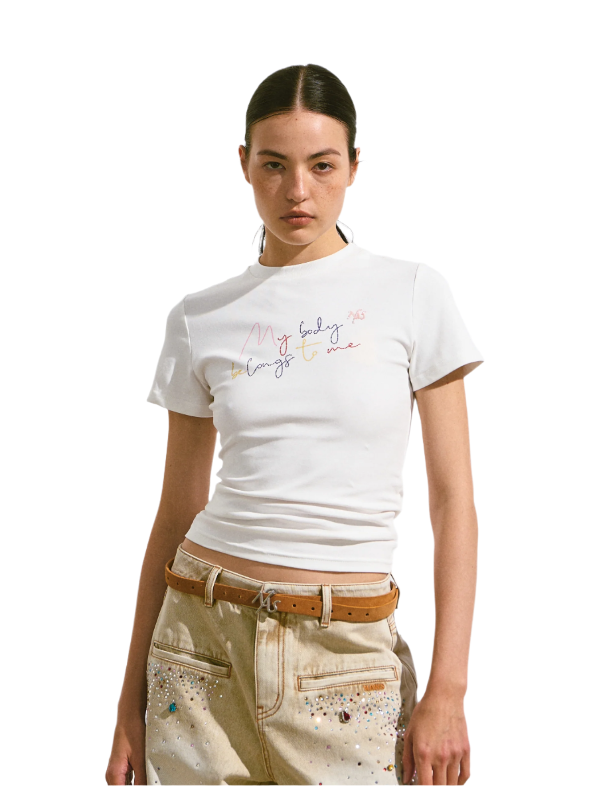 White Candy Loose Tee – NAWS