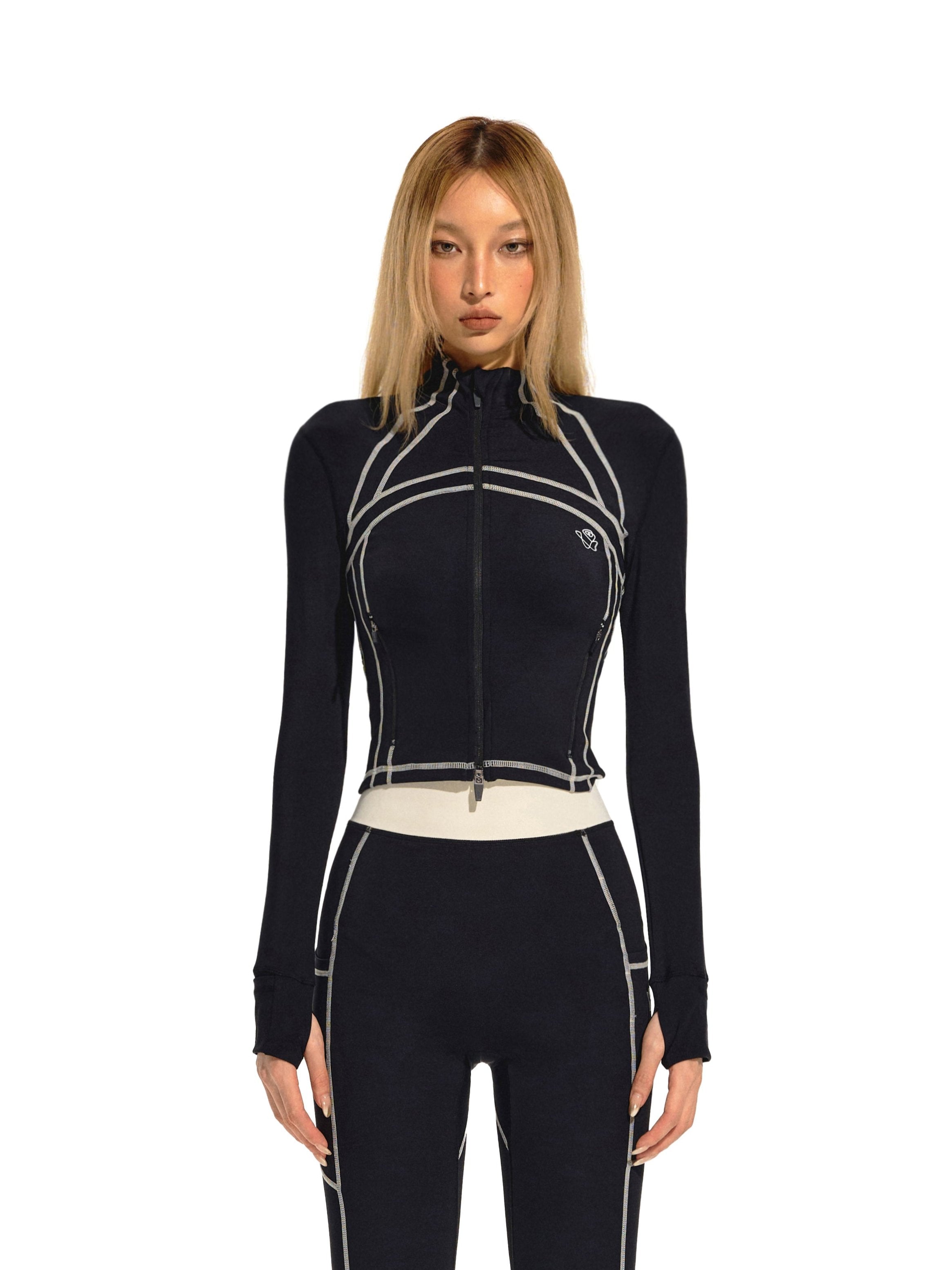 Black Walking Bodysuit Jacket – NAWS