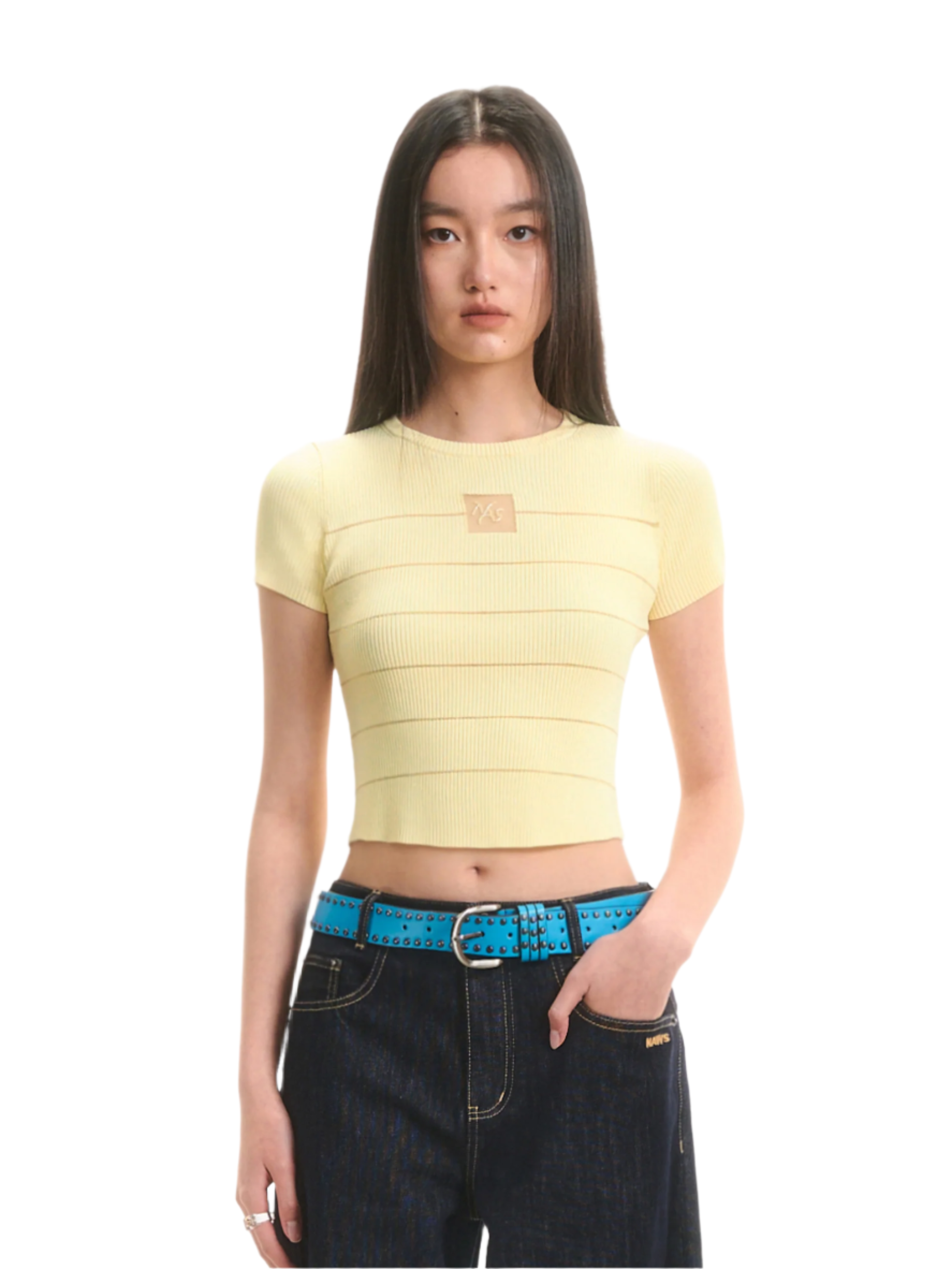 Yellow 3-Carat Ice-Knit Tee – NAWS